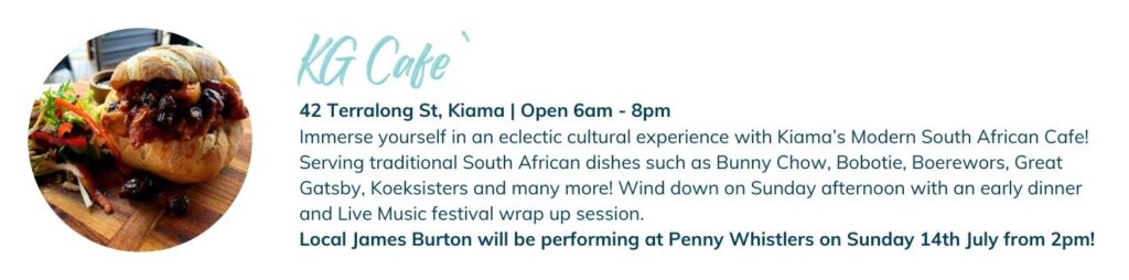 Eat, Drink, Shop at Kiama Winter Street Festival - Destination Kiama